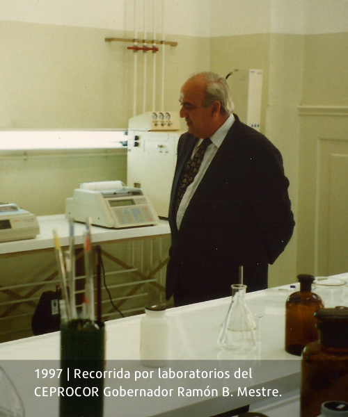 1997 - Recorrida por laboratorios del CEPROCOR Gobernador Ram+¦n B ...